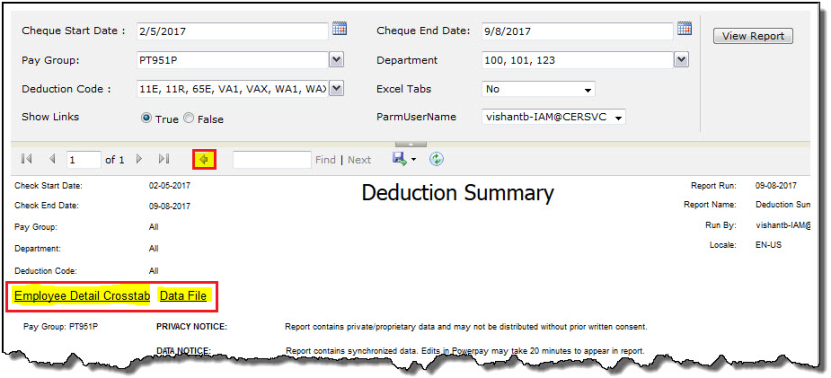 My Reports - Report Format 1
